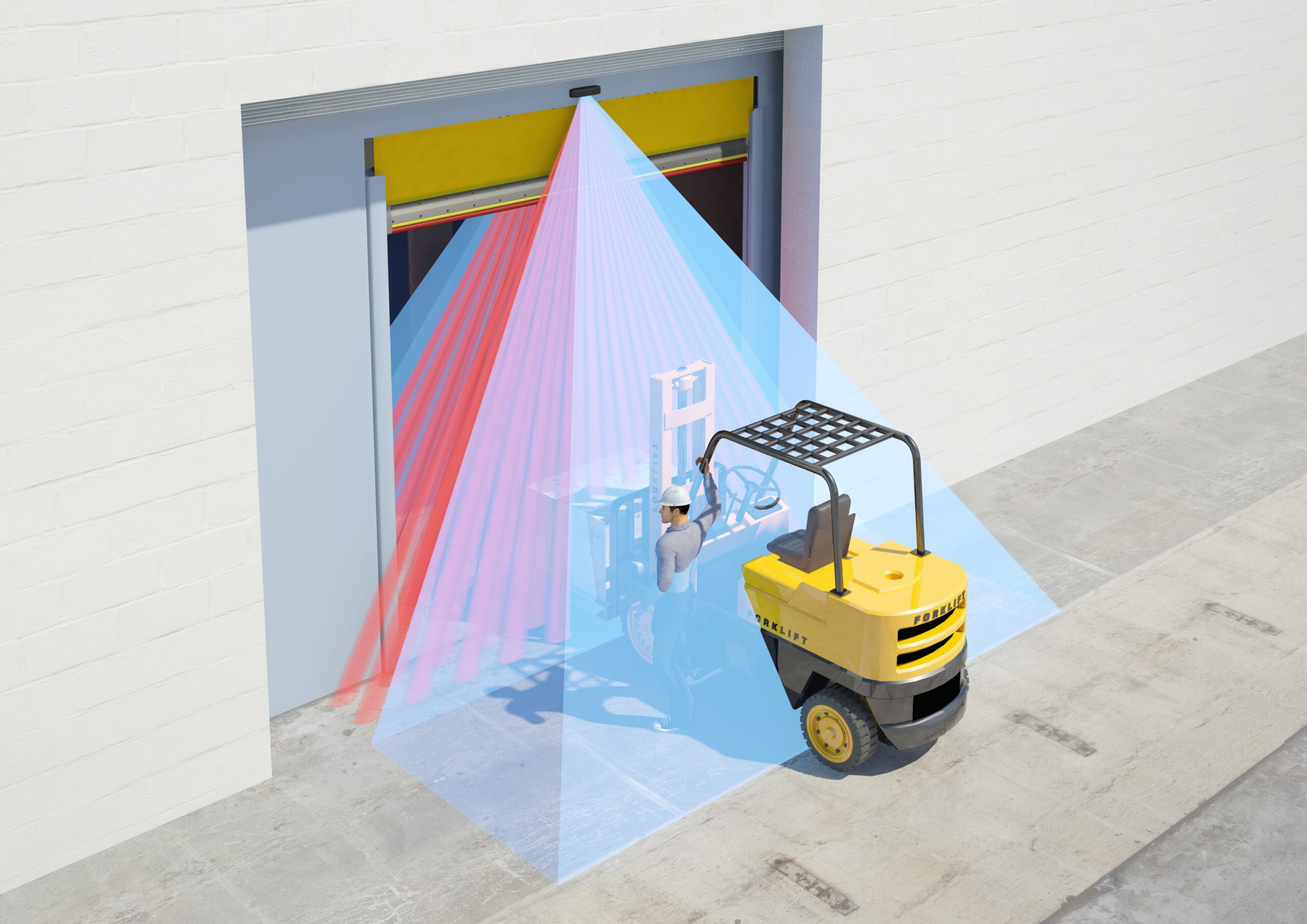 Automatic Door Sensors for Medium Sized Industrial Doors - Hotron